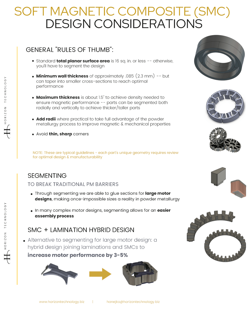 COMPONENT SPOTLIGHT: Electrical Lamination + SMC Powder Metal Part