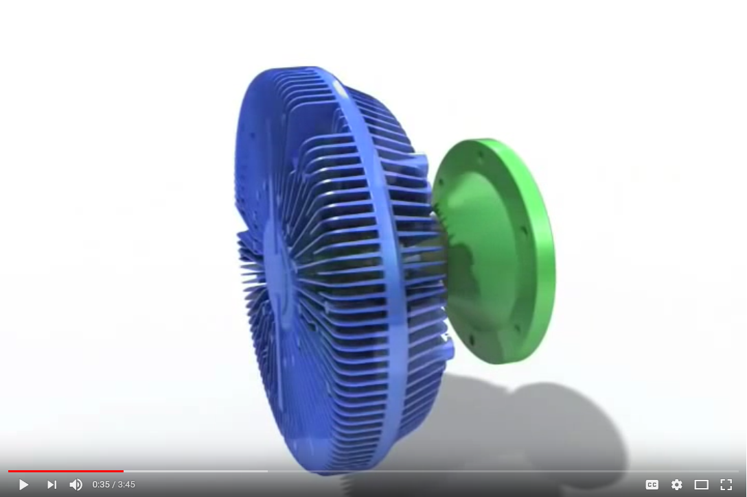 Viscous Fan Drive System Relies on Horizon Flux Ring