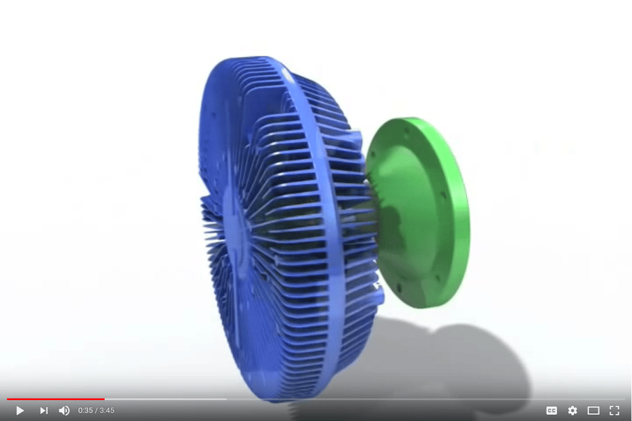 Viscous Fan Drive System Relies on Horizon Flux Ring
